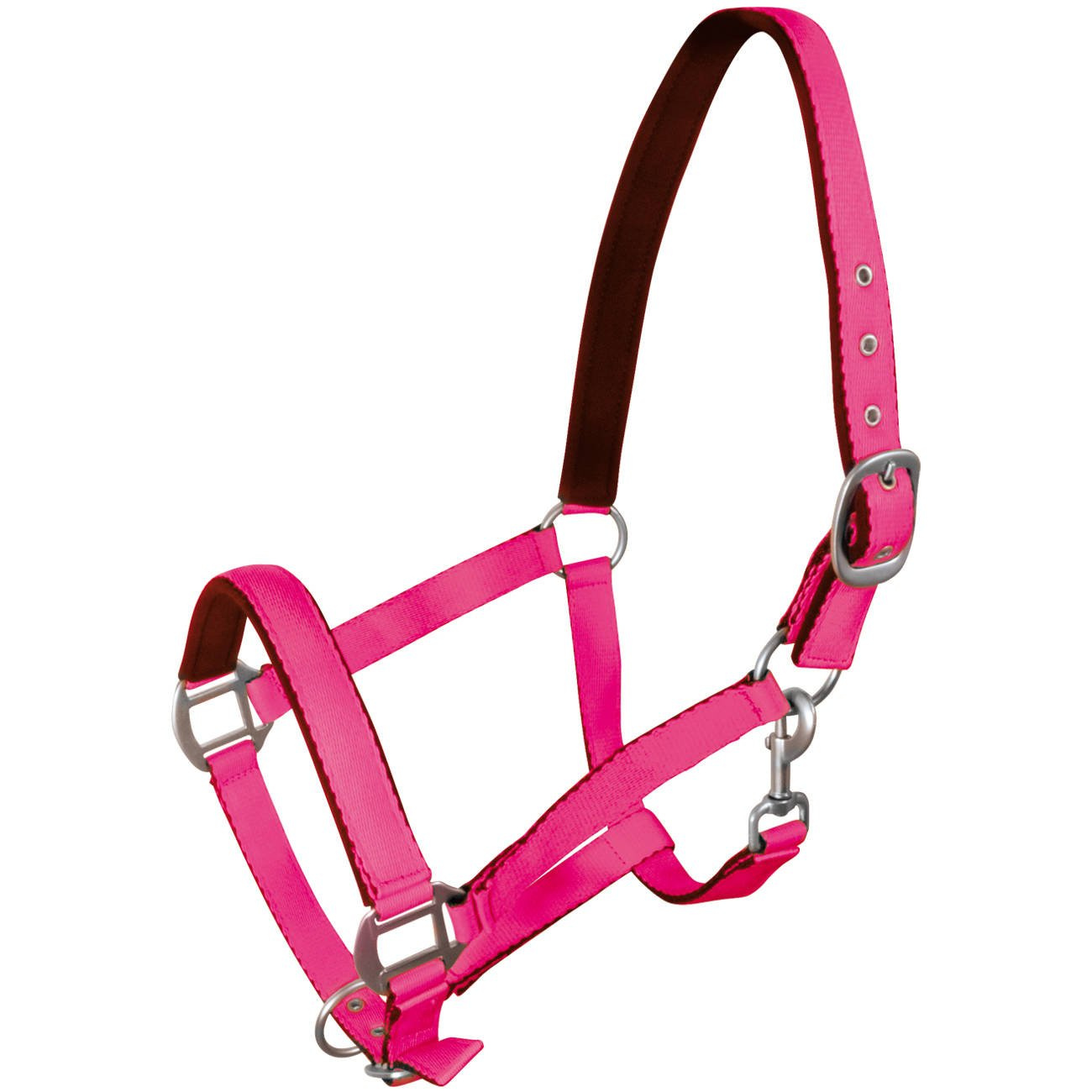 Halter York Fluo pink \ Full | HORSE \ HEADCOLLARS & LEADING ROPES ...