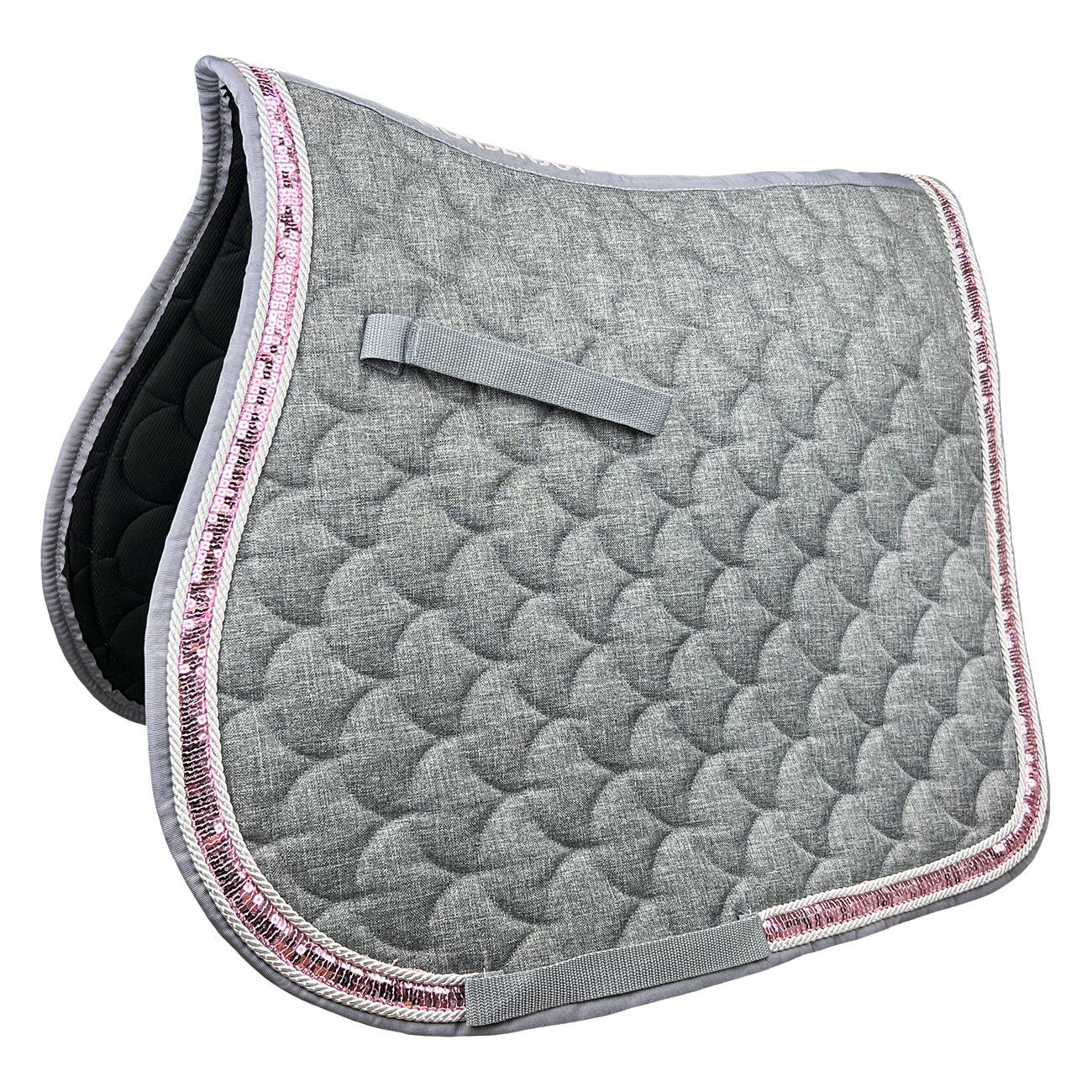 Saddle pad Horsenjoy Shine VS grey & pink \ Pony | HORSE \ SADDLE PADS ...
